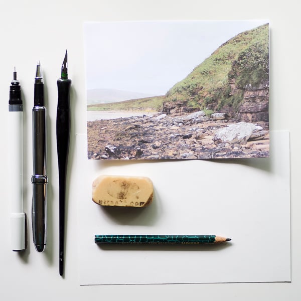 How to Crosshatch a Landscape from a Photograph | Envato Tuts+