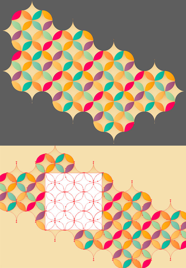 How to Create a Bright Geometric Circle Pattern in Adobe Illustrator ...