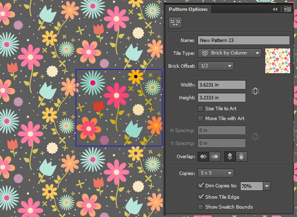 Create an Easy Field of Flowers Pattern Design in Adobe Illustrator ...