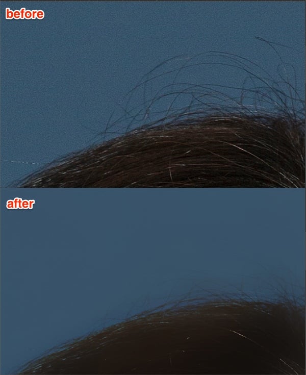 How to Retouch Fly-Away Hair in Portrait Photos