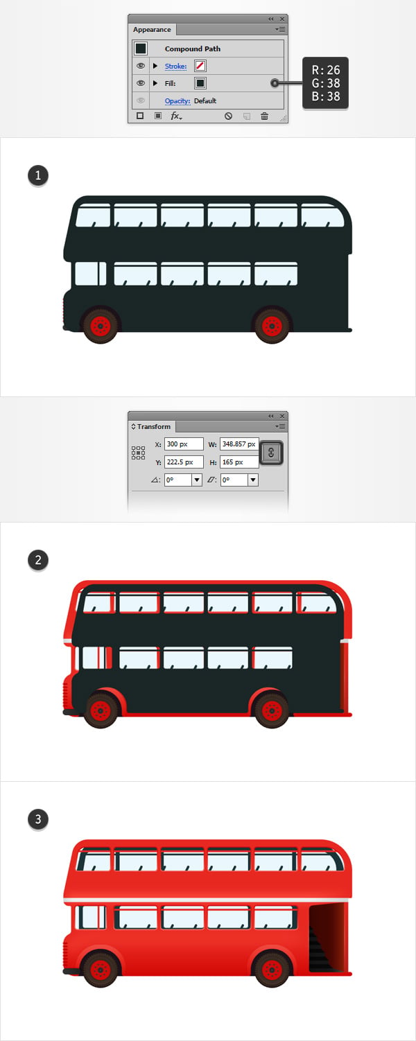 Create a Double-Decker Bus Illustration in Adobe Illustrator