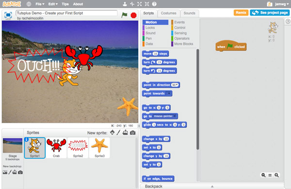 Creating Your First Script in Scratch | Envato Tuts+