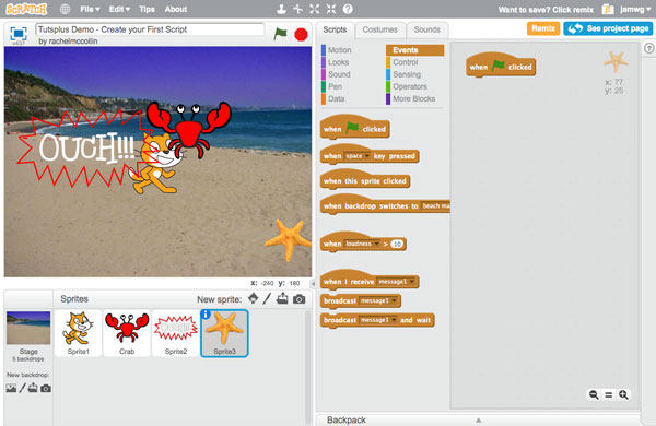 Creating Your First Script in Scratch | Envato Tuts+