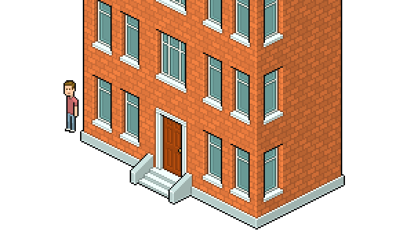 Create an Isometric Pixel Art Apartment Building in Adobe Photoshop