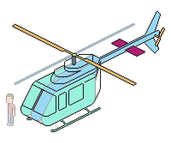 Create an Isometric Pixel Art Helicopter in Adobe Photoshop