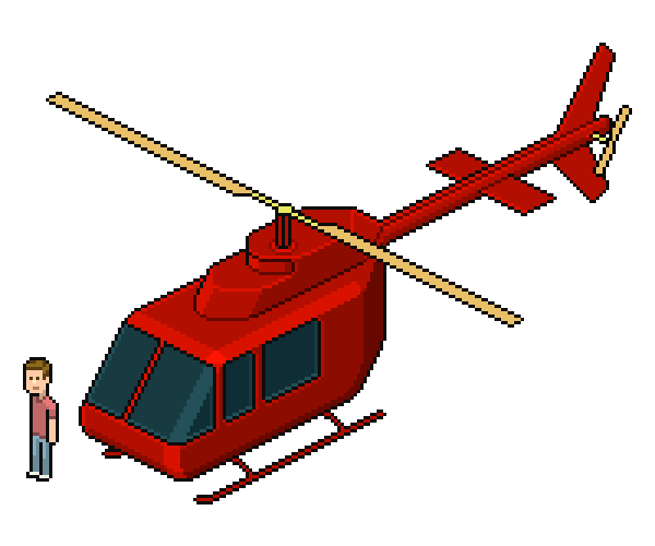 Create an Isometric Pixel Art Helicopter in Adobe Photoshop