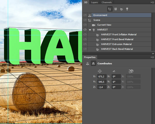 How to Create Stylized Hay Bale Typography in Adobe Photoshop | Envato ...
