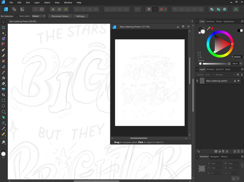 How to create a lettering design in Affinity Designer | Envato Tuts+