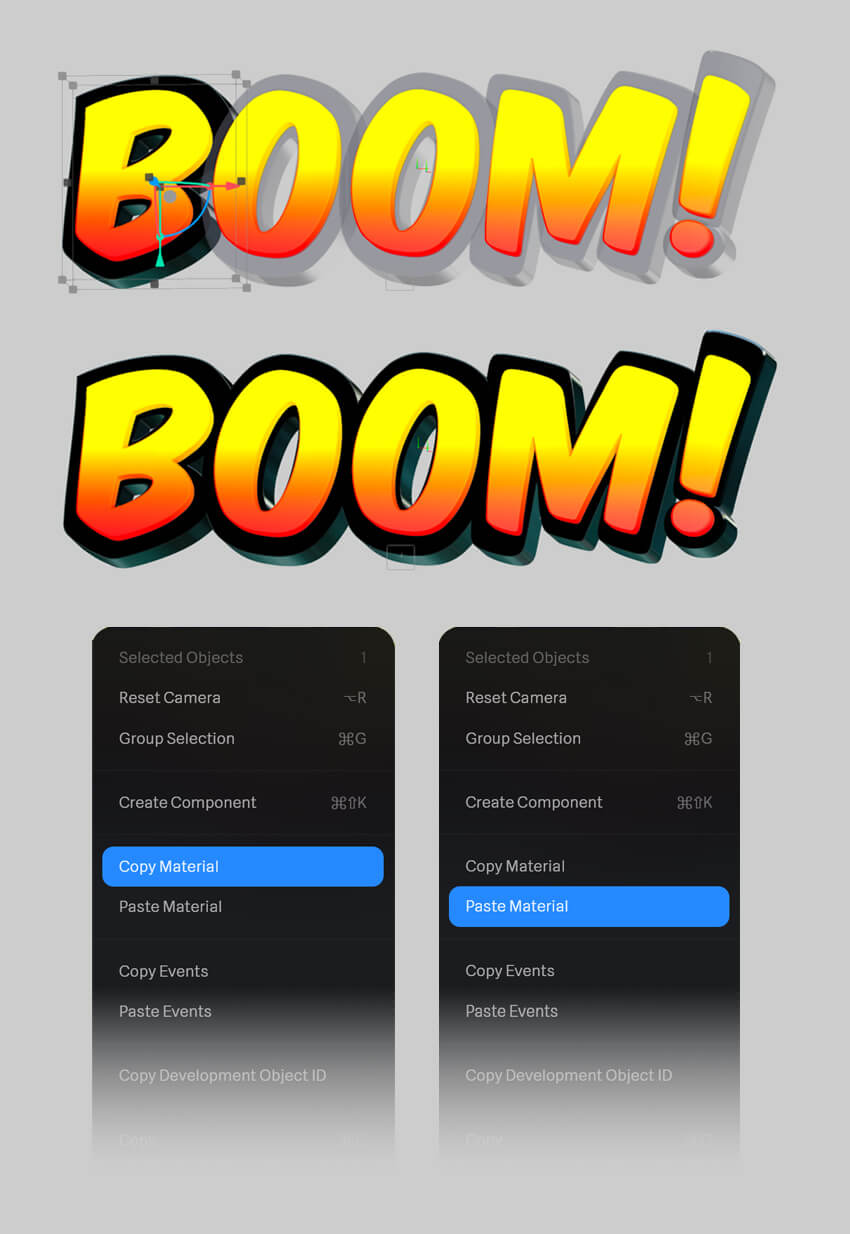 How to create a comicbook text effect in Spline | Envato Tuts+