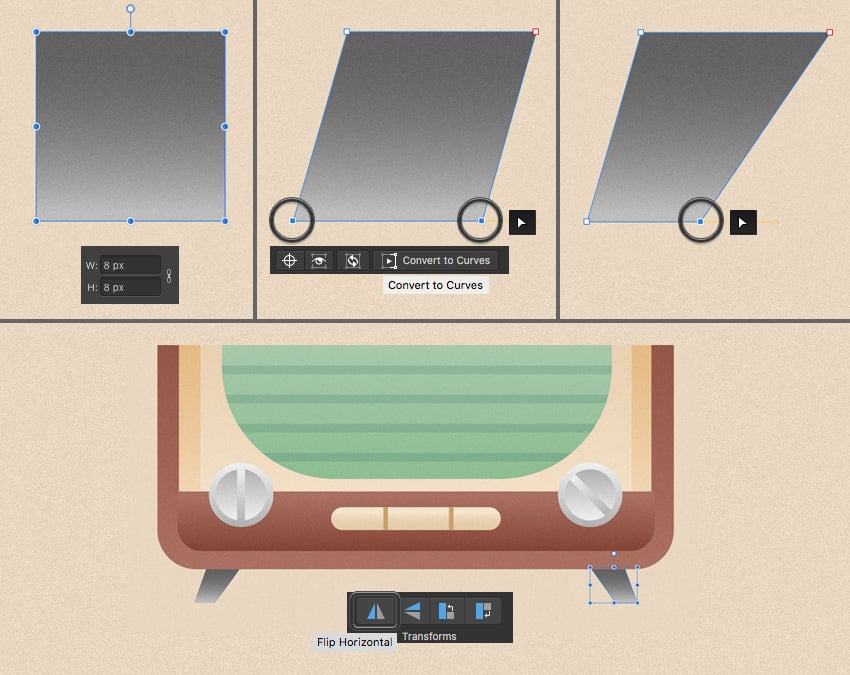 How to Create a Set of Retro Media Icons in Affinity Designer | Envato ...