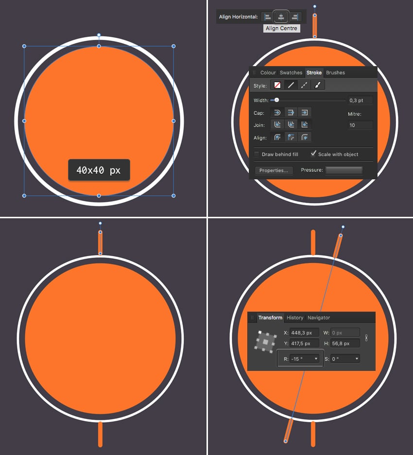 How to Create an Internet Security Flat Illustration in Affinity ...