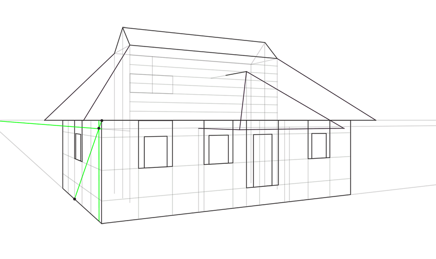 How to Draw a House Step by Step
