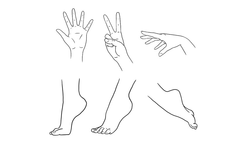 How to Draw Anime Hands and Feet | Envato Tuts+