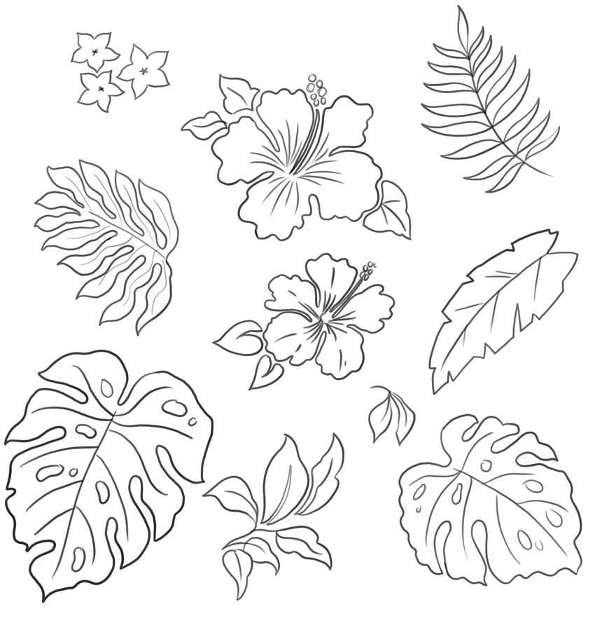 How to draw a Hawaiian shirt pattern in Adobe Illustrator | Envato Tuts+