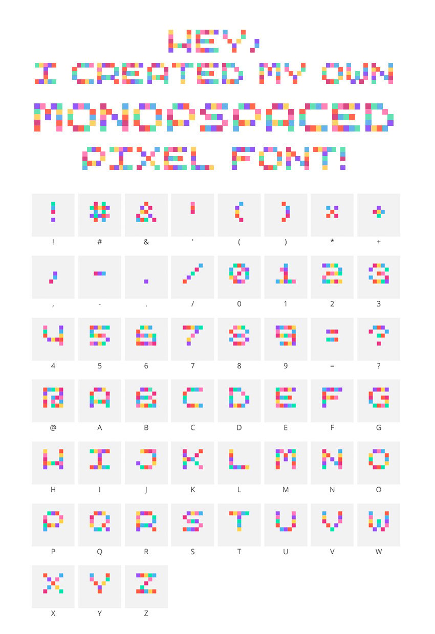How to Make a Monospace Pixel Font | Envato Tuts+