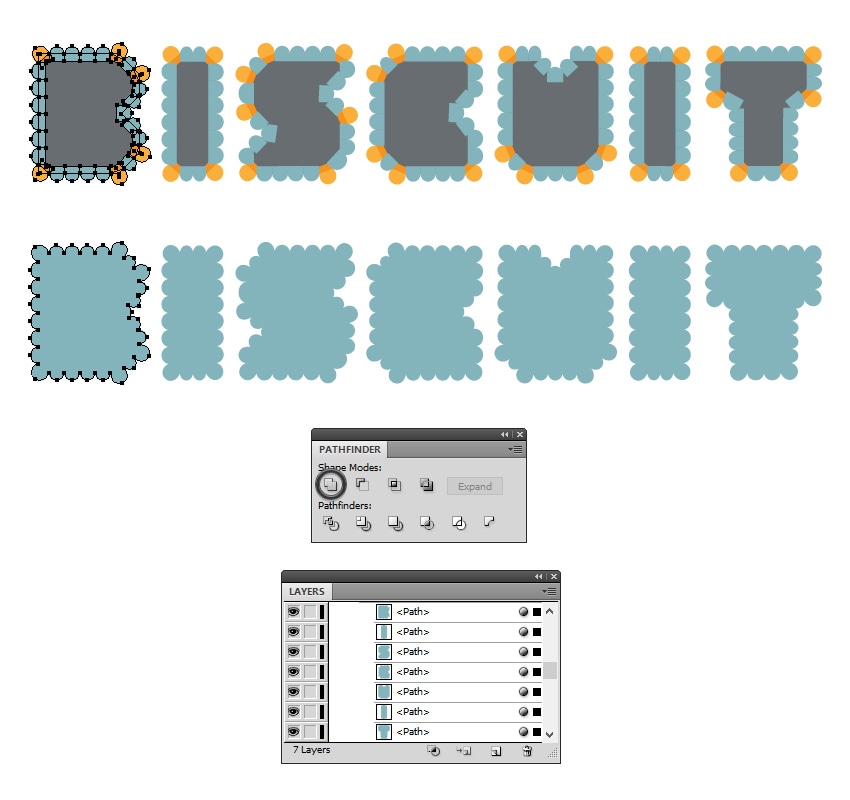 How to Create a Realistic Biscuit Style With Only One Shape in Adobe ...