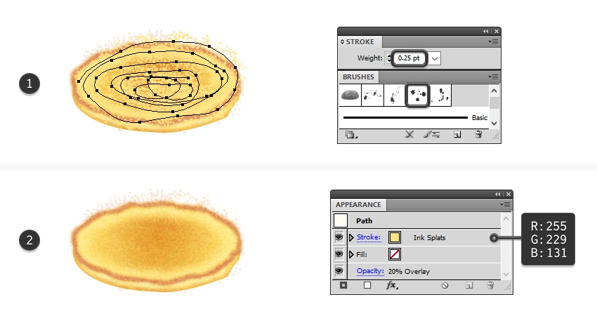 Yum! How to Create a Stack of Pancakes With Syrup in Adobe Illustrator ...
