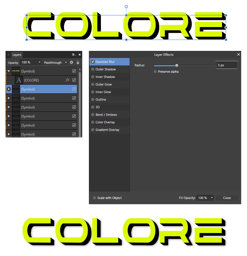 How to Make 3D Text in Affinity Designer | Envato Tuts+
