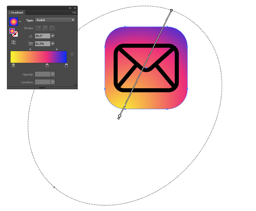 How to Create a Gradient Icon Inspired by Instagram in Adobe ...
