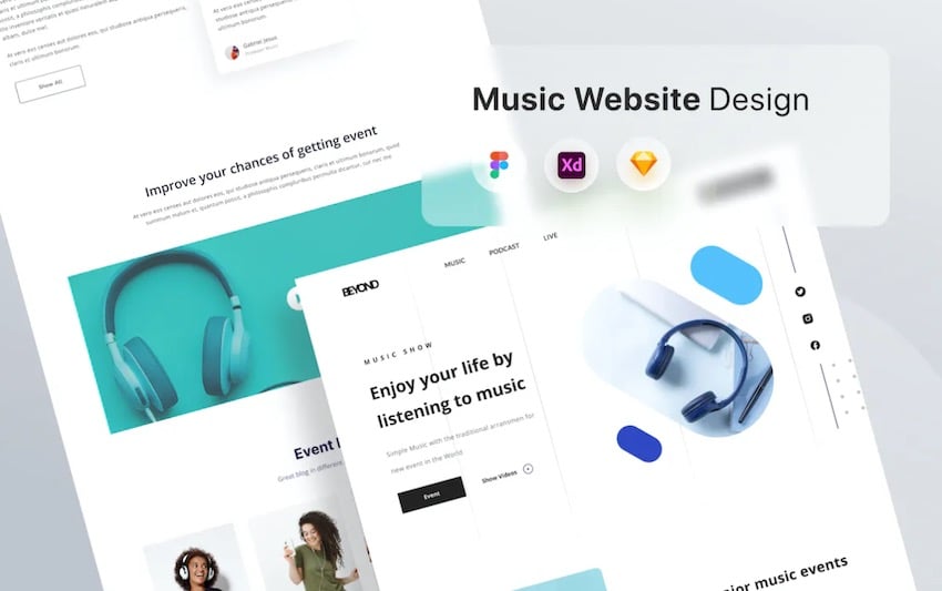 12+ Figma UI Kits for Building Music Streaming Services | Envato Tuts+