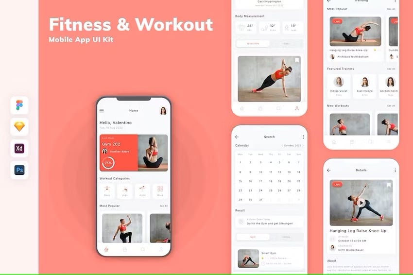15+ Essential UI Kits for Health & Fitness Web Applications | Envato Tuts+