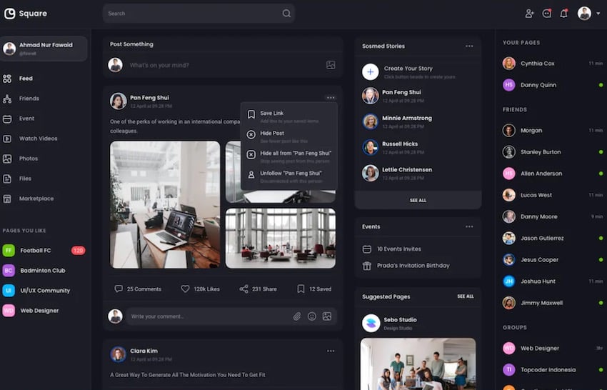 15+ Figma Social Media App UI Kits for Engaging Social Network Designs ...