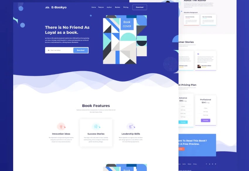 10+ Best Ebook HTML Website Templates for 2025 | Envato Tuts+