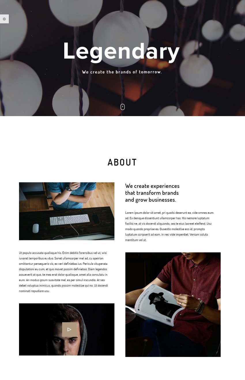 15+ Mẫu trang web một trang (one page web) với các thiết kế tự thích ...