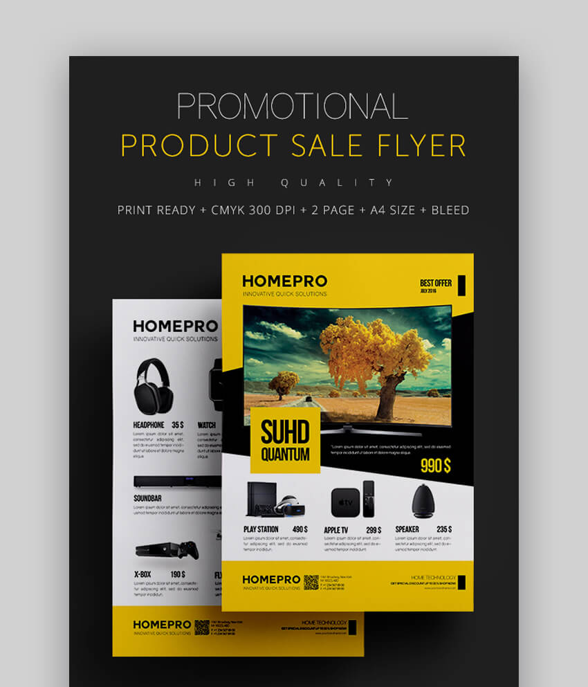 Die 25 besten neuen Produkt Flyer Design Vorlagen (Inspirierende ...