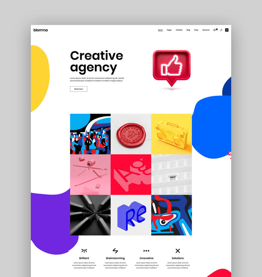 25+ Best WordPress Themes for Graphic Designers (Free & Premium ...
