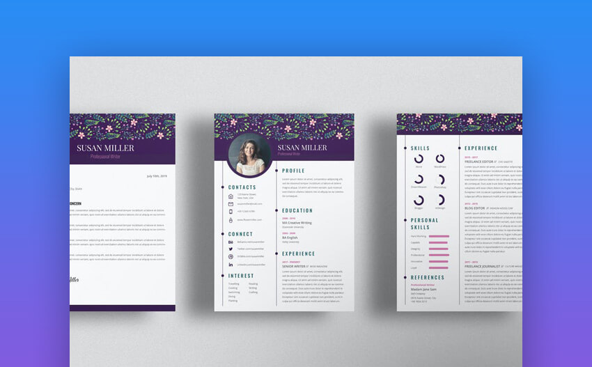 18 Free Cute Resume Templates With Fun Designs for 2024 | Envato Tuts+