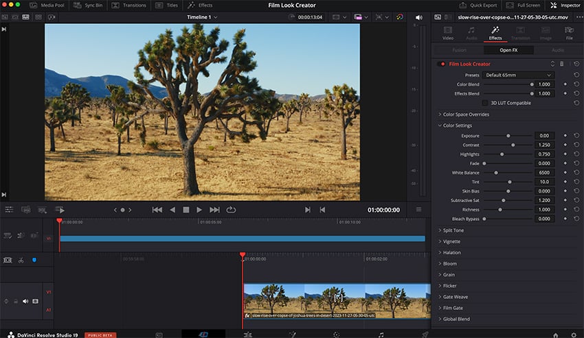 How to Use DaVinci Resolve’s New Film Look Creator | Envato Tuts+