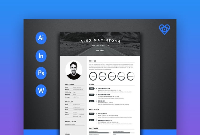 25+ Best One-Page Resume Templates (Simple to Use Format Examples 2025 ...