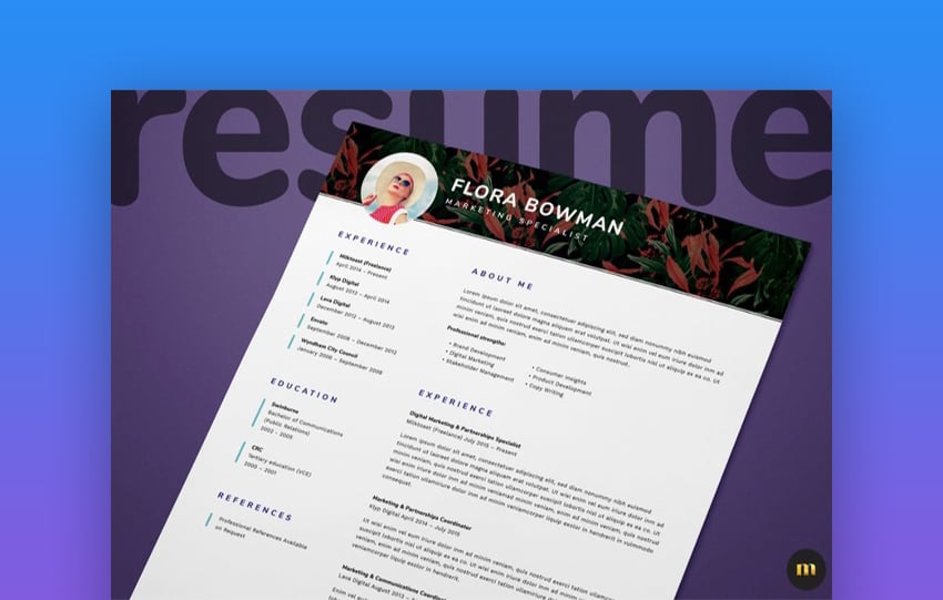 25+ Best One-Page Resume Templates (Simple to Use Format Examples 2025 ...