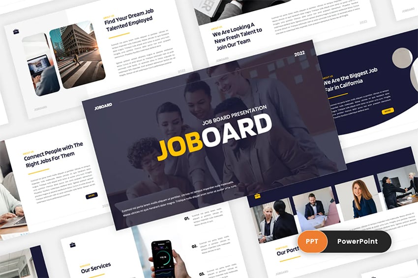 19+ Best Free Job Interview PowerPoint Presentation Templates