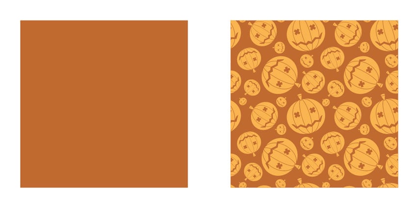 How to Create a Seamless Halloween Pumpkin Pattern in Adobe Illustrator ...