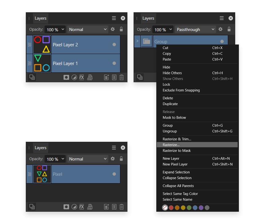 How to Merge Layers in Affinity Designer | Envato Tuts+