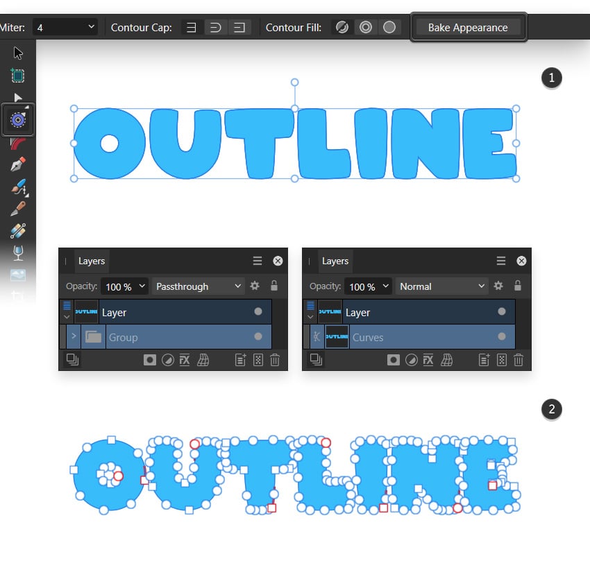 How to Outline Text in Affinity Designer | Envato Tuts+