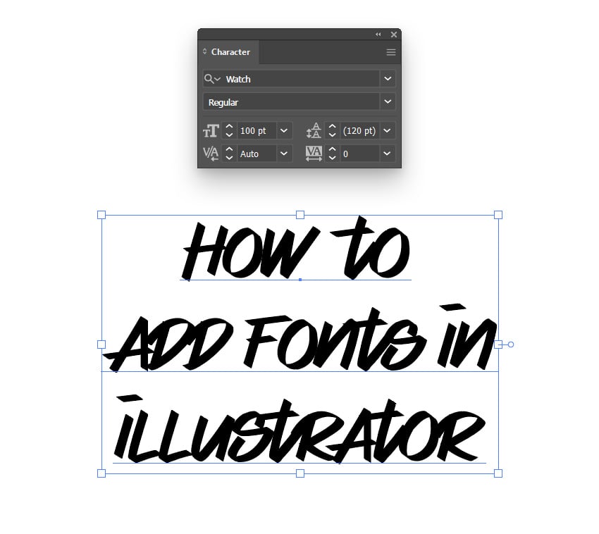 How to Add Fonts to Illustrator | Envato Tuts+
