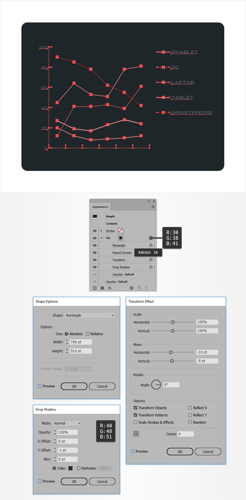 How to Create an Editable Line Chart in Adobe Illustrator | Envato Tuts+