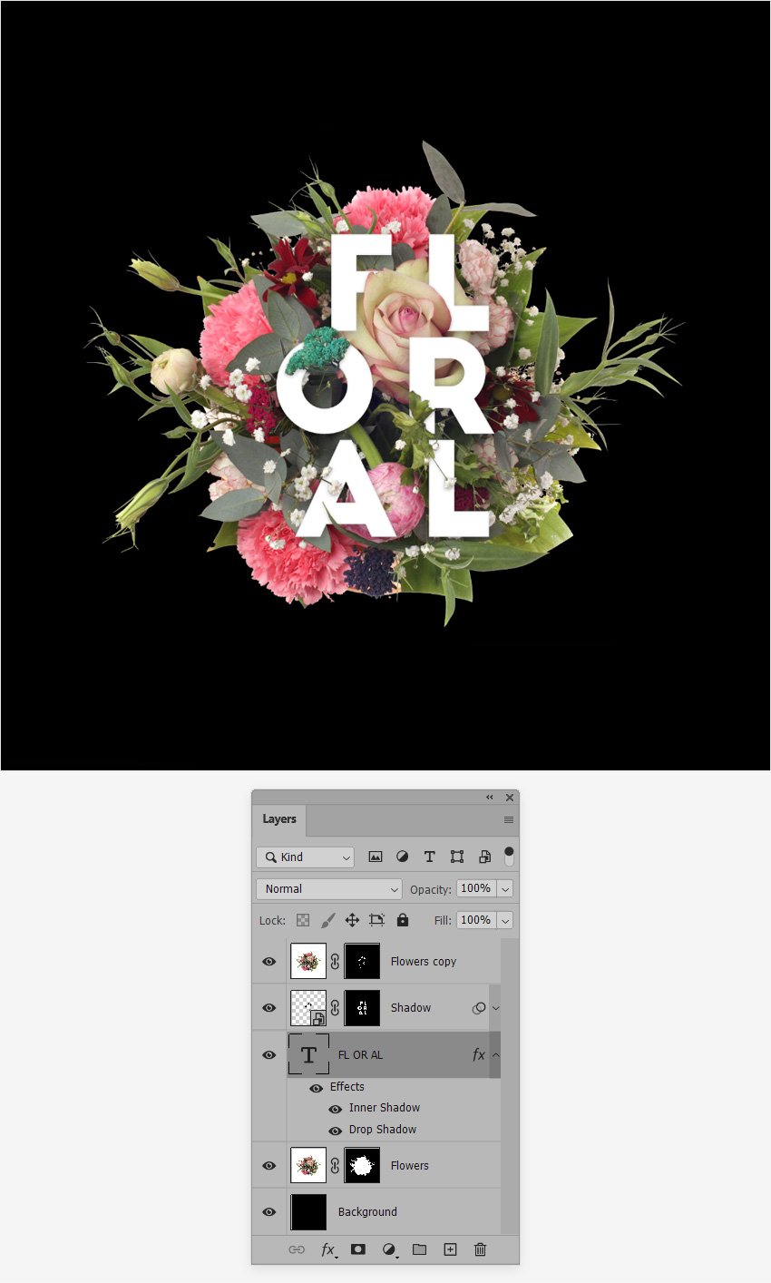 How to create a floral typography text effect in Photoshop | Envato Tuts+