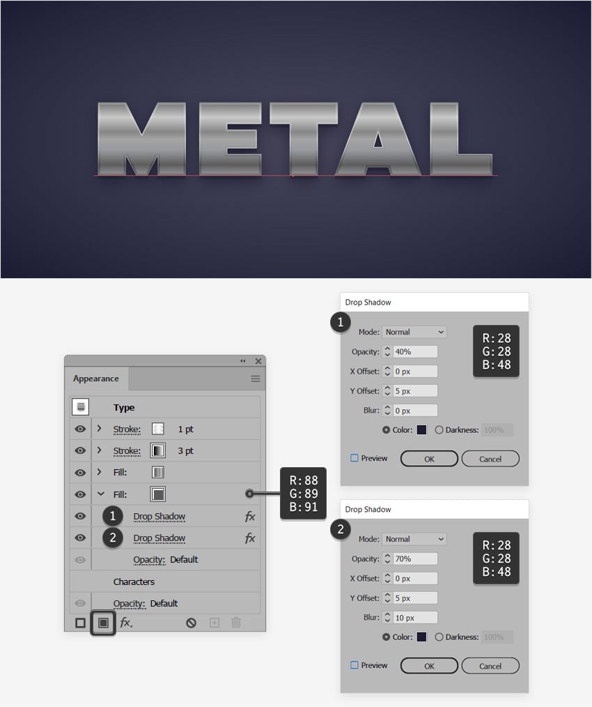 How to Make a Metallic Effect in Illustrator | Envato Tuts+