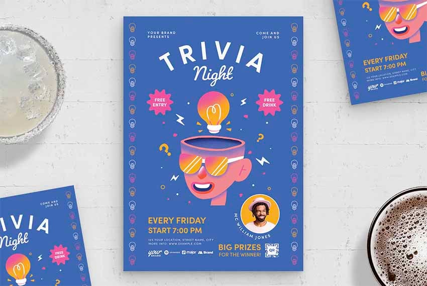 20+ Best Trivia Night Flyers (Examples to Download) | Envato Tuts+