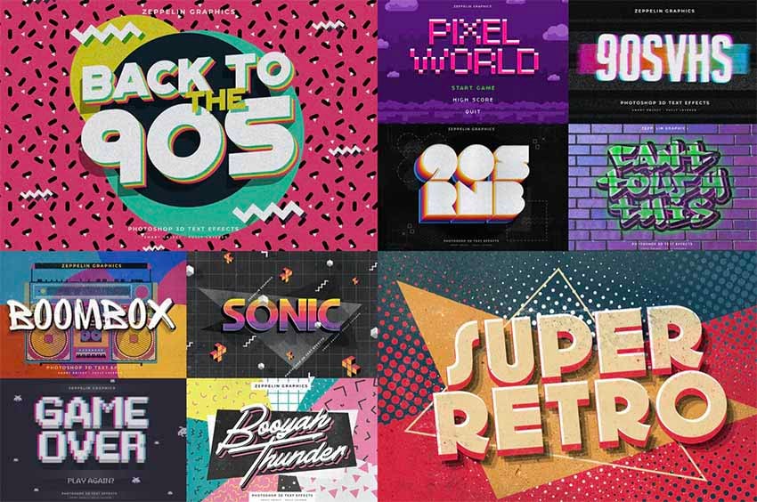 45 Best Photoshop Text Styles (Download Layer Effect PSDs Now ...