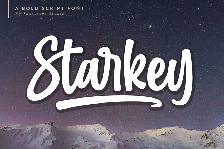 Best Bold Cursive Fonts (Bold Script, Calligraphy and Tattoo Fonts to ...