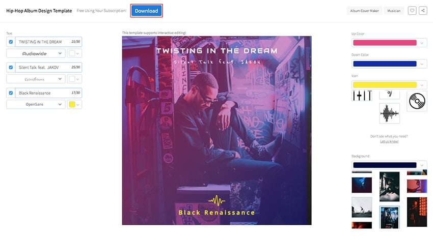 How to Make a Rap Album Cover Art (Using an Album Cover Maker) | Envato ...