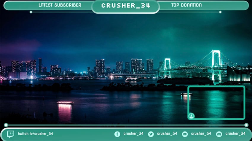 35 Asombrosos Overlays Para Streams Usando un Generador Online Para OBS ...