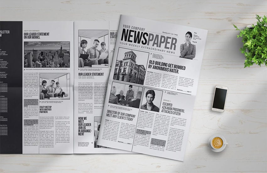 41 Best Newspaper Templates to Download (InDesign, PSD, PDF) | Envato Tuts+