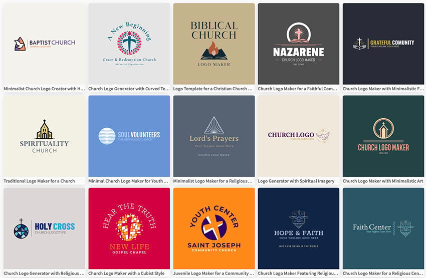 41 Best Church Logo Designs (Using a Church Logo Maker) | Envato Tuts+
