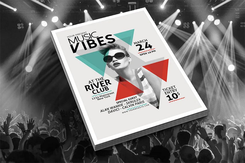 43 Best Music Flyer Templates (PSDs and Using a Music Flyer Maker ...